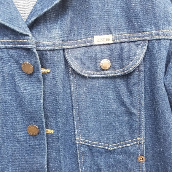 Rustler | Jackets & Coats | Vintage Rustler Blue Jean Denim Jacket ...